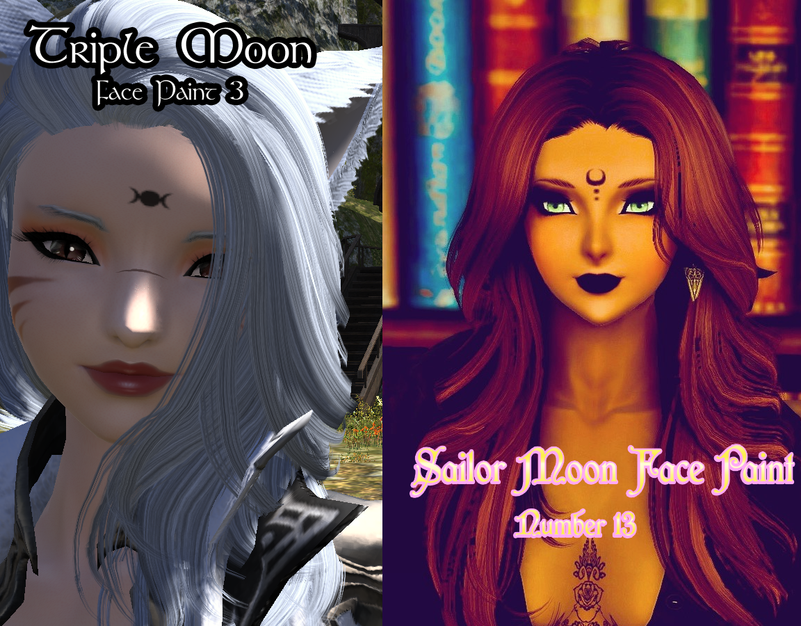 Moon Face Paints - The Glamour Dresser : Final Fantasy XIV Mods and More