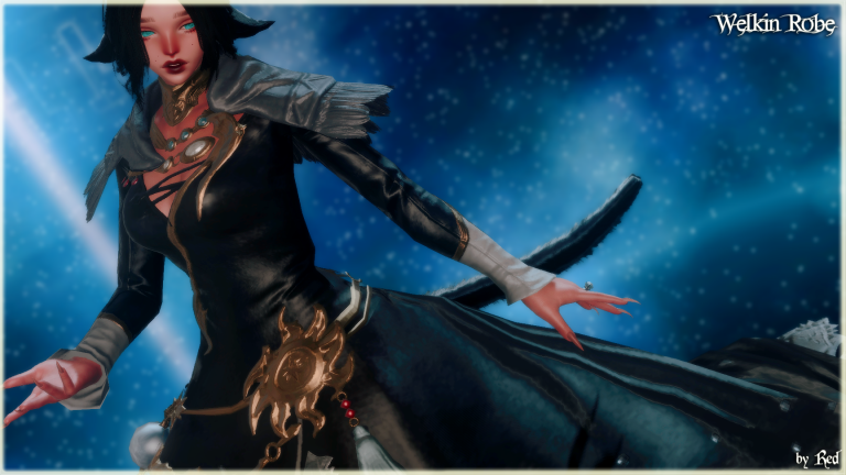 Welkin Robe (Bibo+) - The Glamour Dresser : Final Fantasy XIV Mods and More