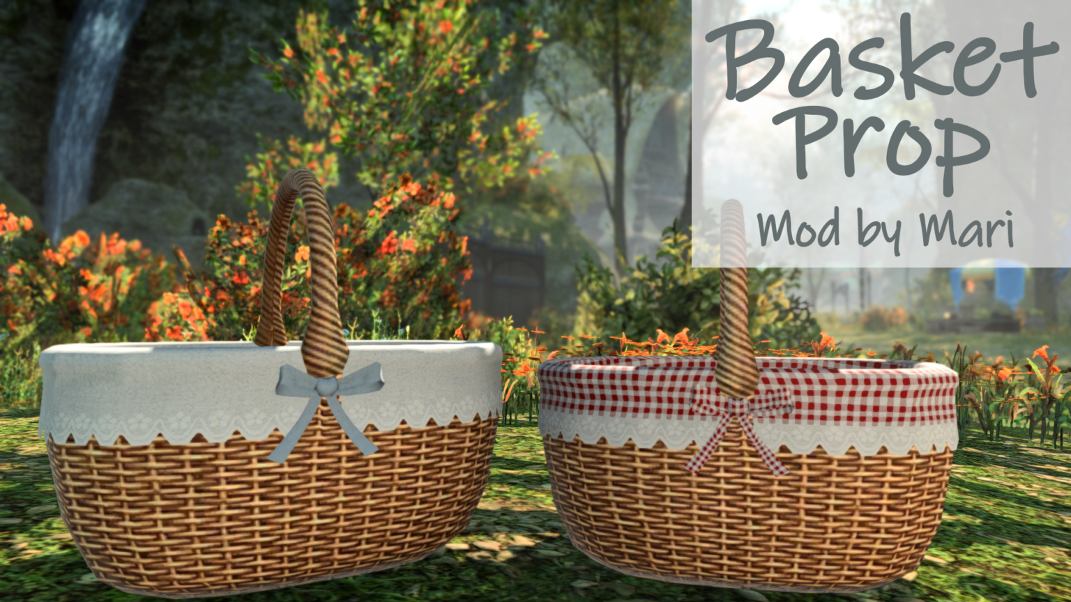 Basket Prop - The Glamour Dresser