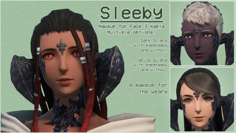 Sleeby - Makeup for Face 3 Xaela - The Glamour Dresser : Final Fantasy ...