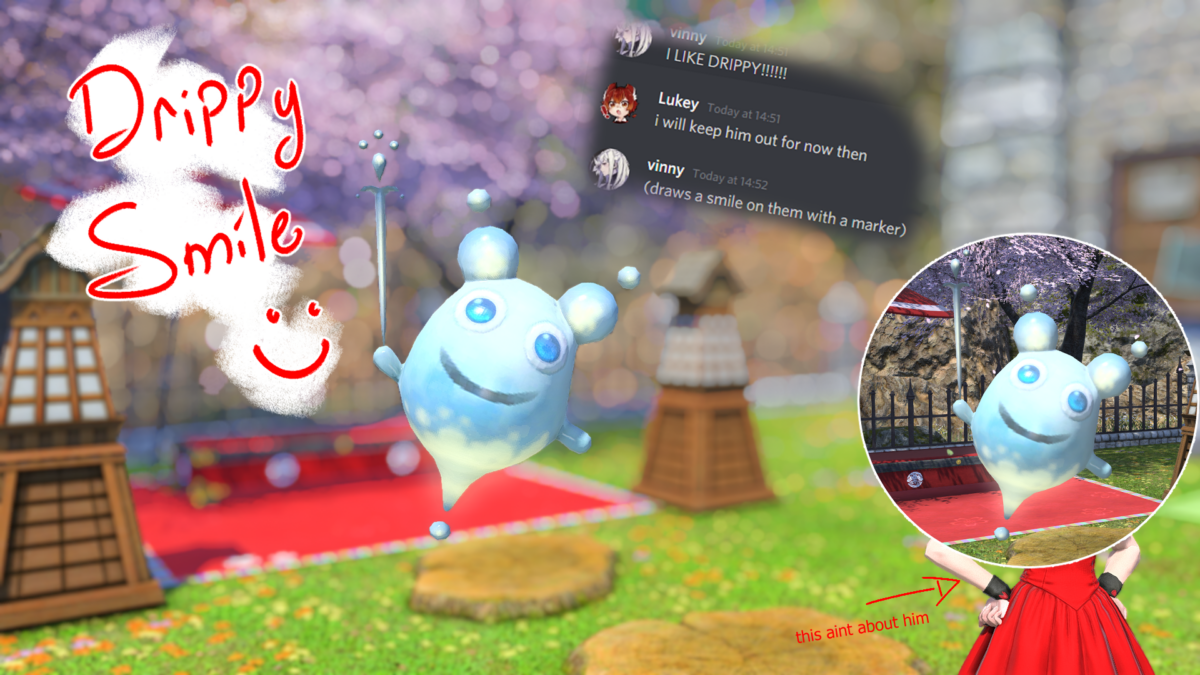 Drippy Smile Mod - The Glamour Dresser : Final Fantasy XIV Mods and More