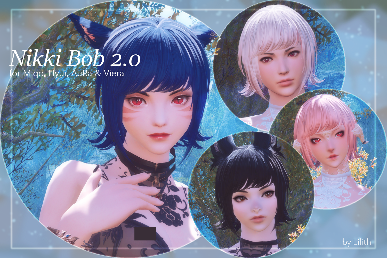 [Lilith] Shining Nikki Bob - The Glamour Dresser : Final Fantasy XIV ...
