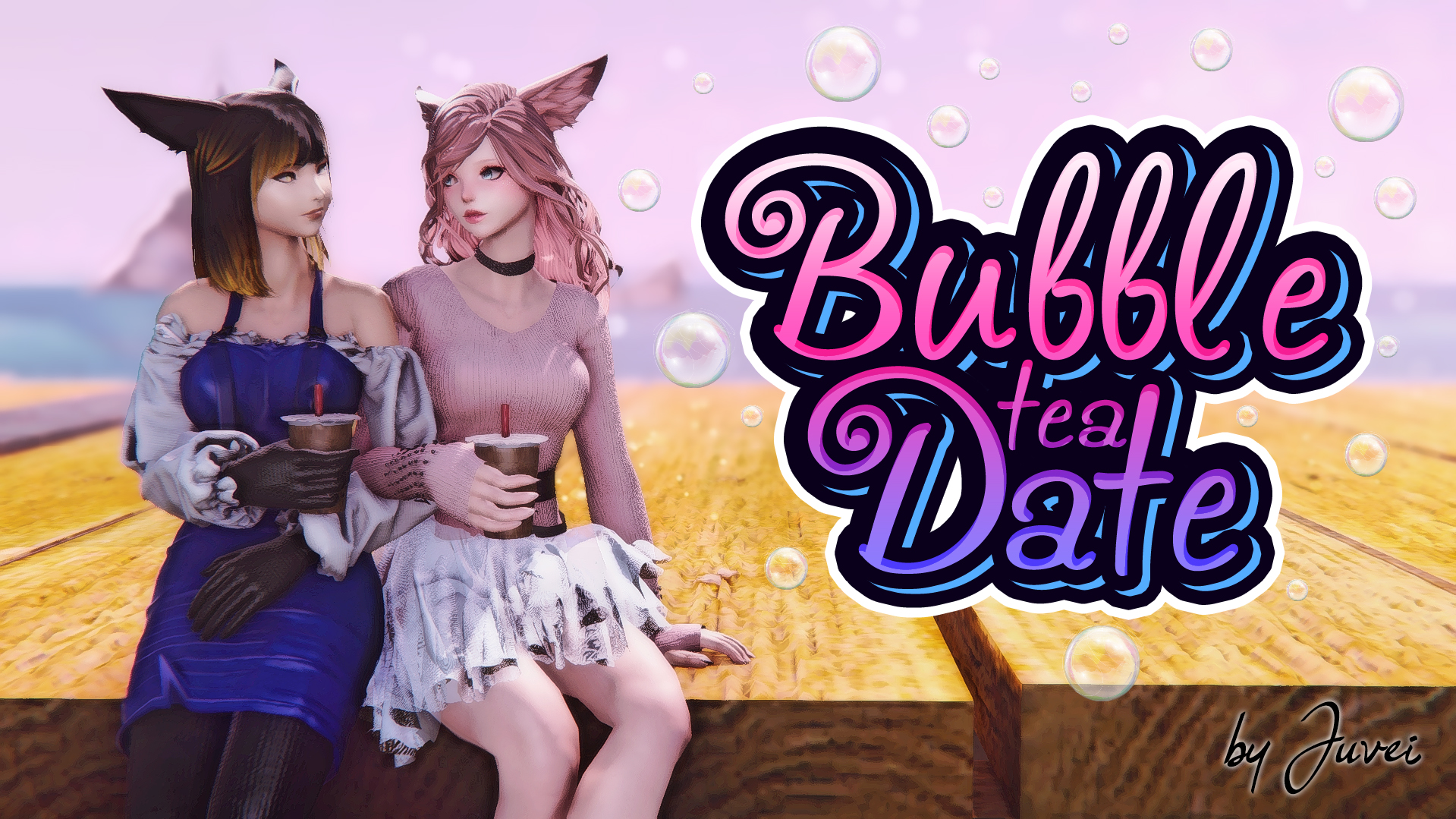 Bubble Tea Date - The Glamour Dresser : Final Fantasy XIV Mods and More