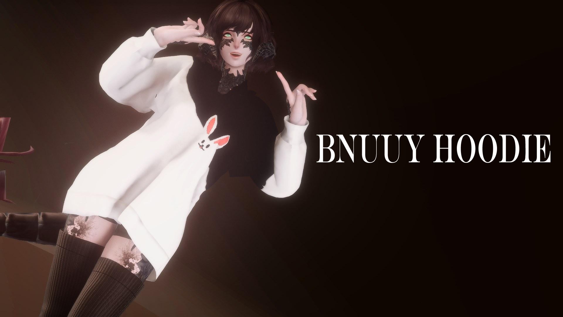 Bnuuy Hoodie - The Glamour Dresser : Final Fantasy XIV Mods and More