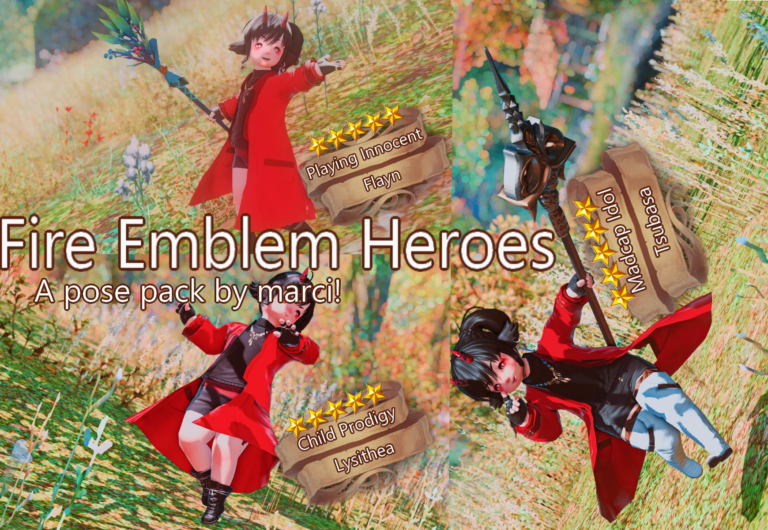 Fire Emblem Heroes Pose Pack - The Glamour Dresser