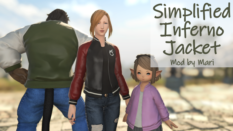 Simplified Inferno Jacket - The Glamour Dresser : Final Fantasy XIV ...