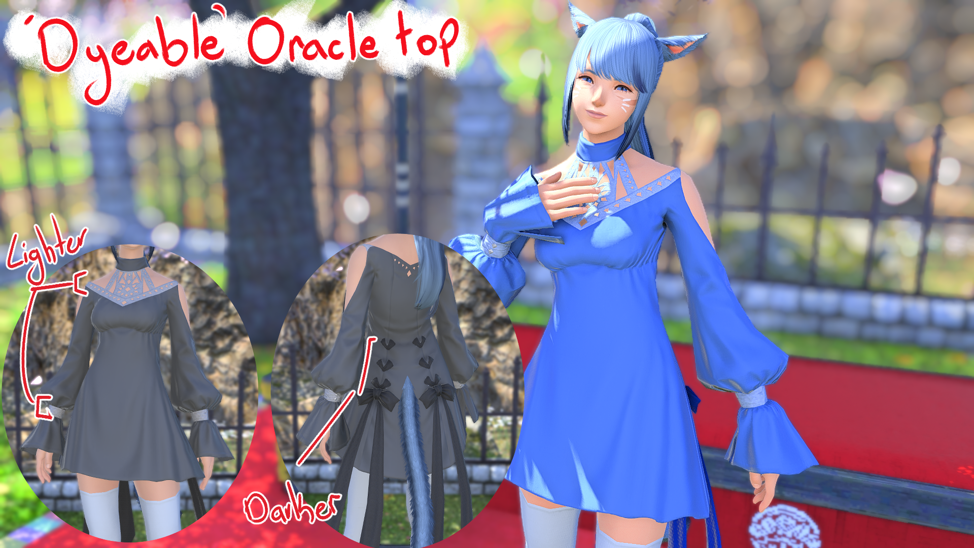 'Dyeable' Oracle Top - The Glamour Dresser : Final Fantasy XIV Mods and ...