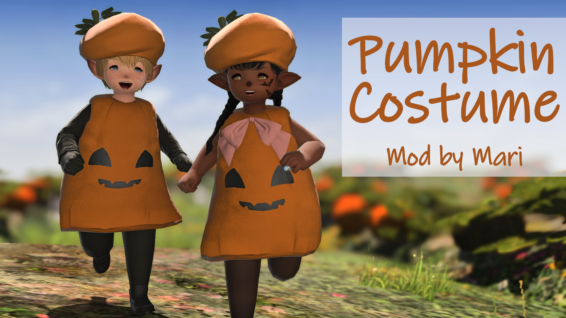 Pumpkin Costume - The Glamour Dresser : Final Fantasy XIV Mods and More