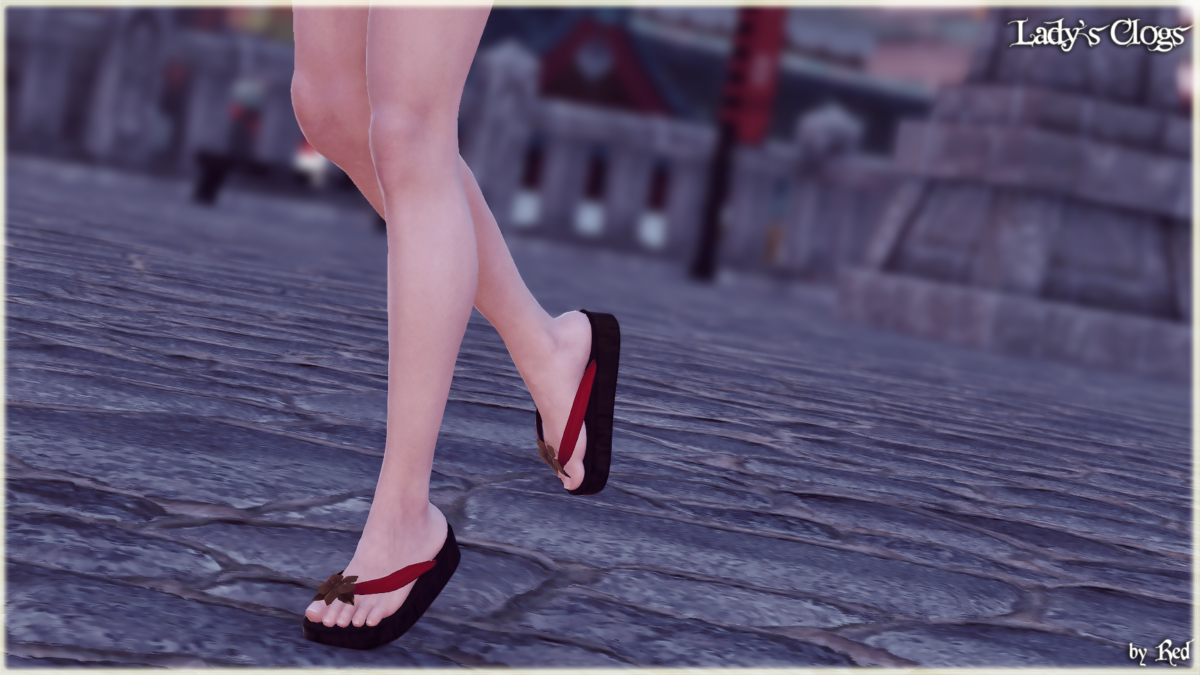 Lady's Clogs (Bibo+) - The Glamour Dresser : Final Fantasy XIV Mods and ...