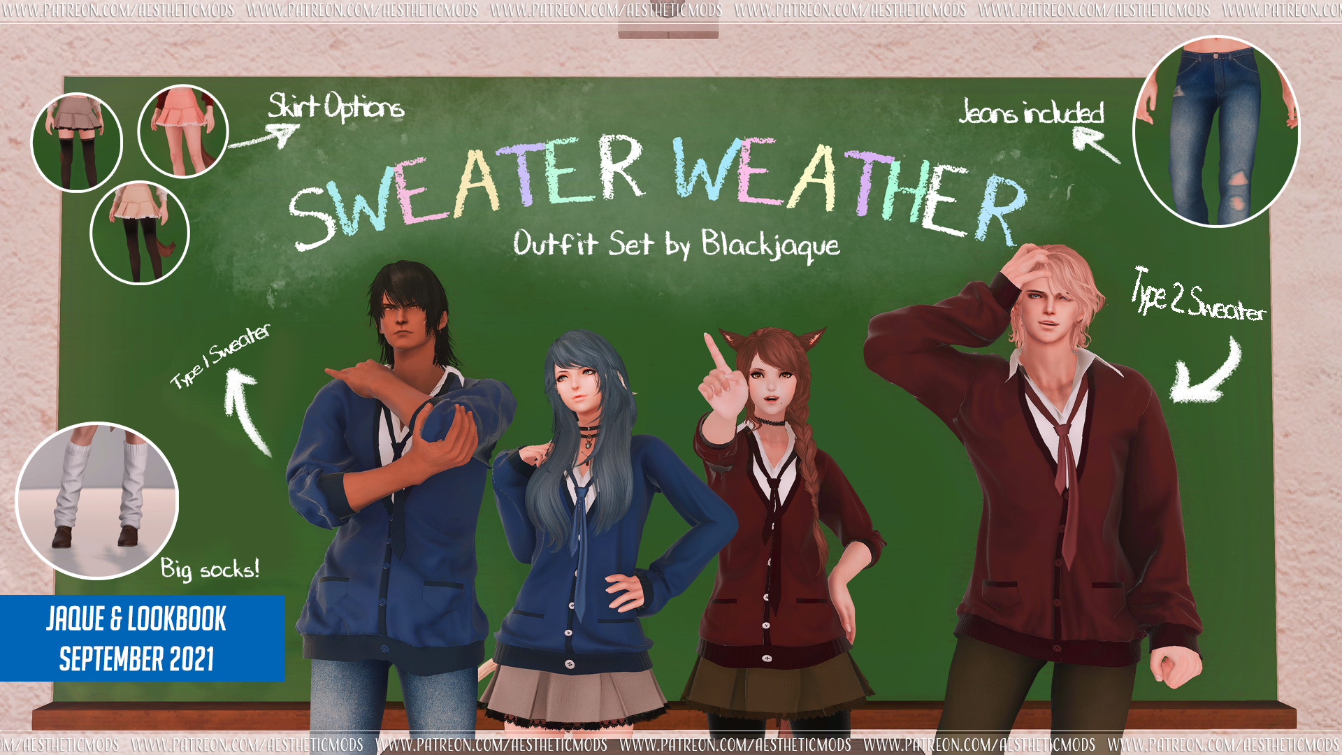 Sweater Weather - The Glamour Dresser : Final Fantasy XIV Mods and More