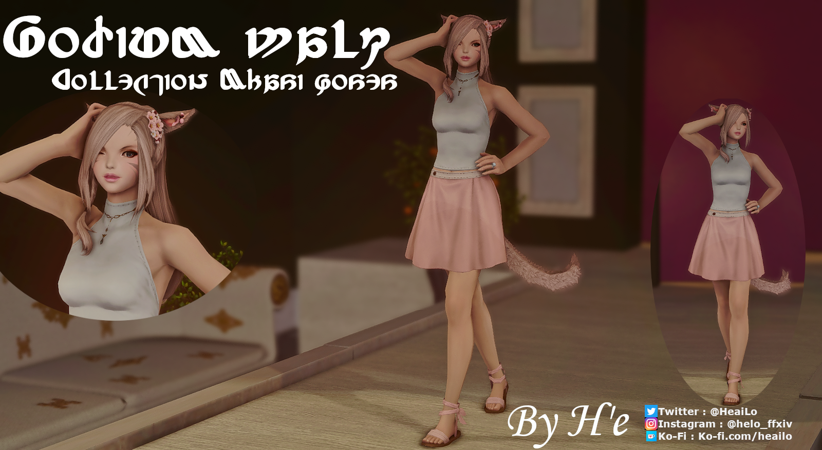 H'e - Podium Walk - The Glamour Dresser : Final Fantasy XIV Mods and More
