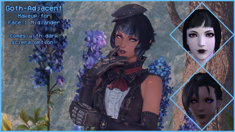 Goth-Adjacent: Makeup for Face 1 Midlander - The Glamour Dresser ...