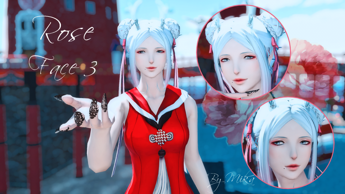 Rose Face 3 - The Glamour Dresser