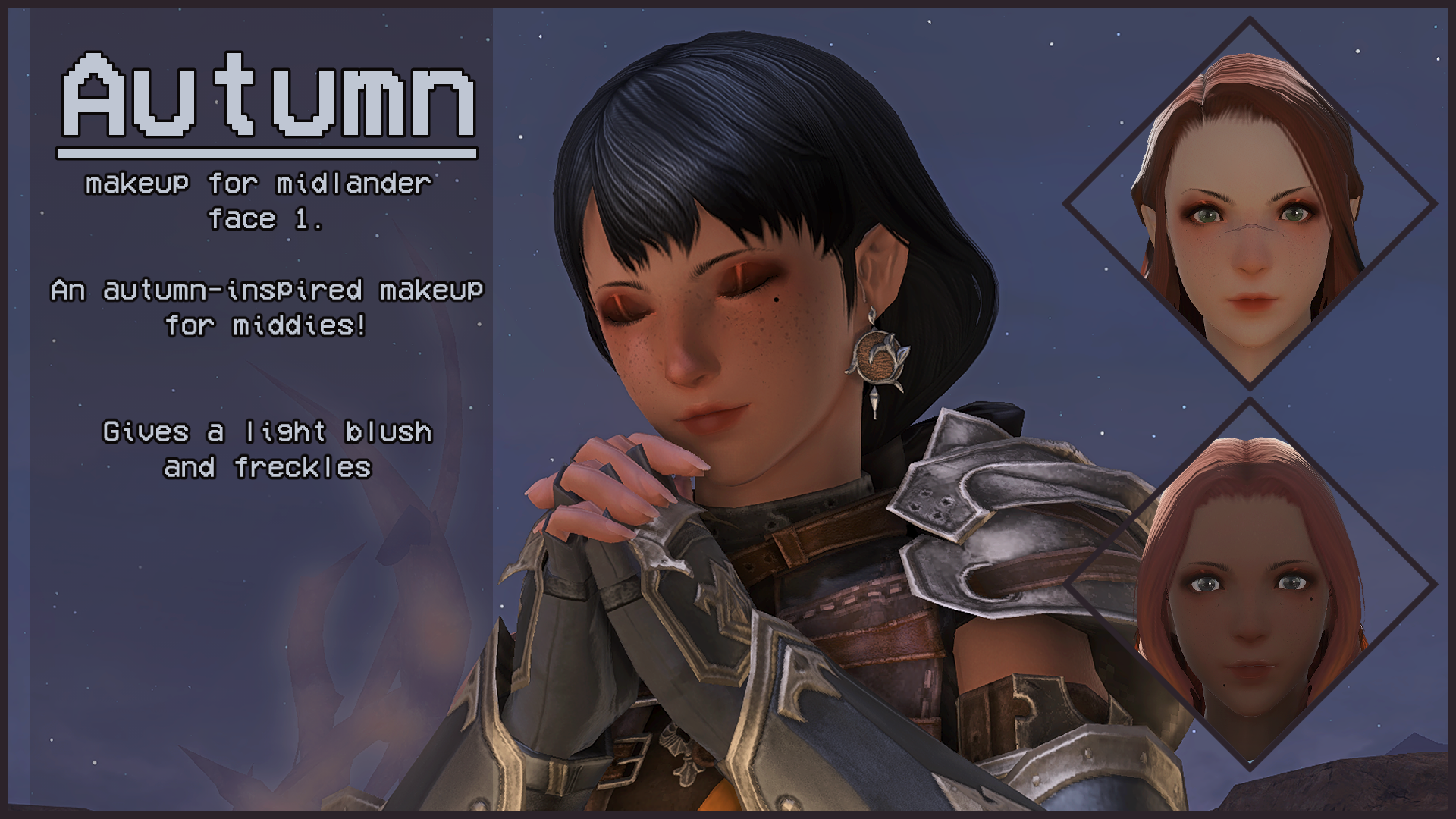 Autumn Makeup [Midlander Face1] - The Glamour Dresser : Final Fantasy ...