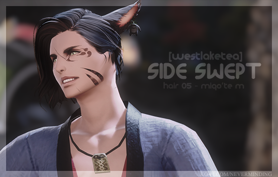 Side Swept - Miqo'te! - The Glamour Dresser : Final Fantasy XIV Mods ...