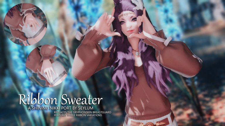 [Gen2] Ribbon Sweater - The Glamour Dresser : Final Fantasy XIV Mods ...