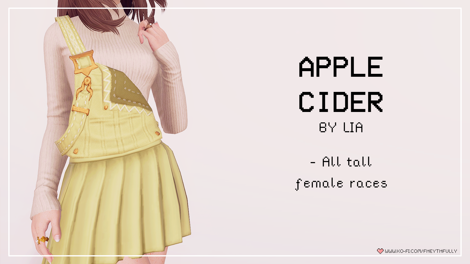 Apple Cider - The Glamour Dresser : Final Fantasy XIV Mods and More