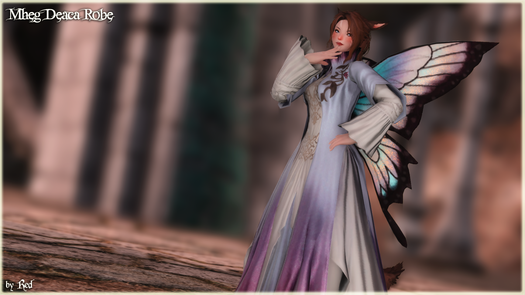 Mheg Deaca Robe (T&F2) - The Glamour Dresser : Final Fantasy XIV Mods and More