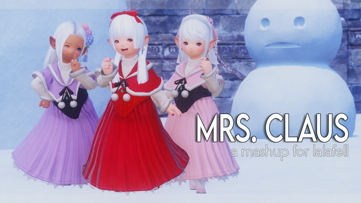 Mrs. Claus - The Glamour Dresser : Final Fantasy XIV Mods and More