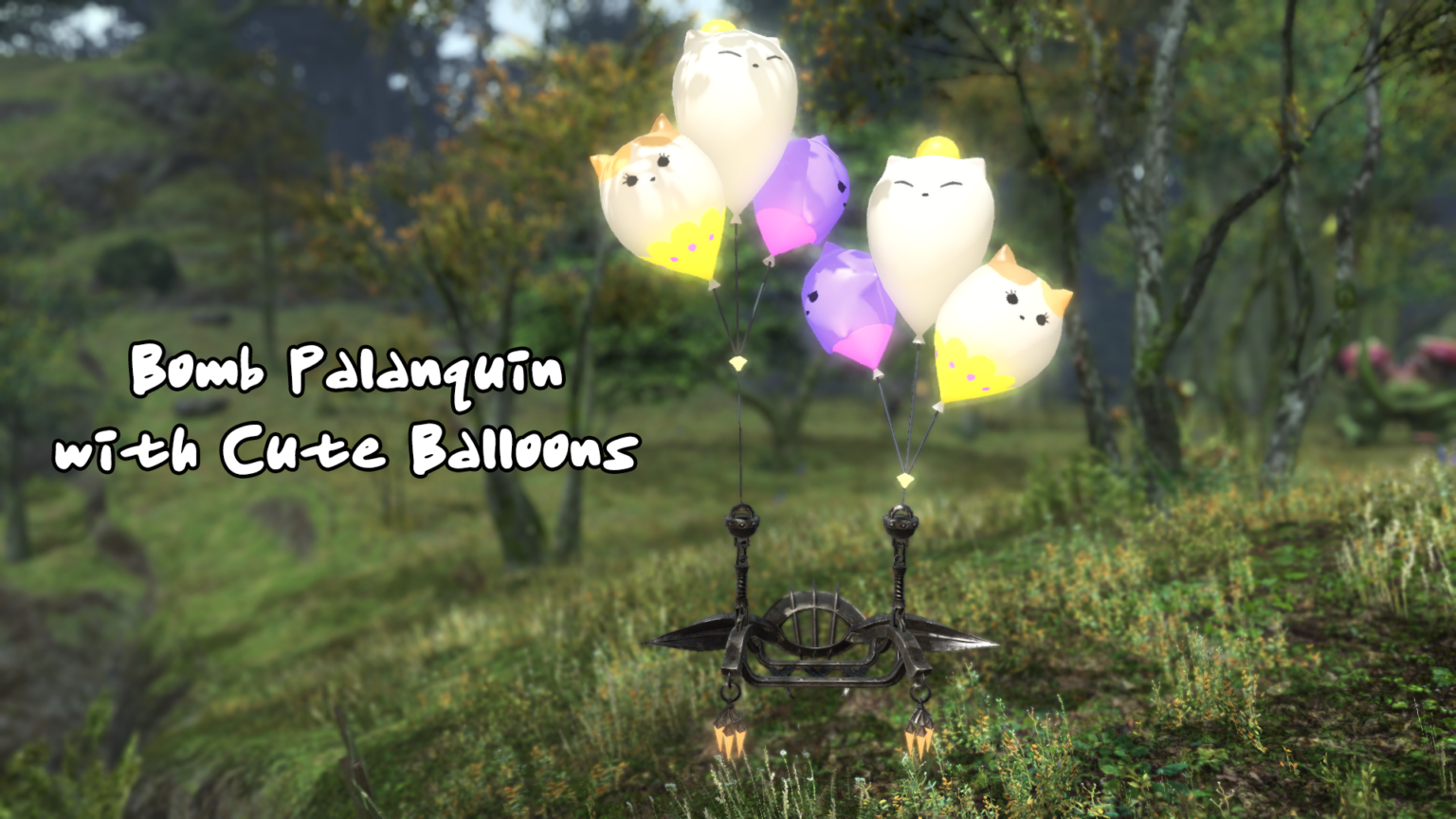 Bomb Palanquin with Cute Balloons - The Glamour Dresser