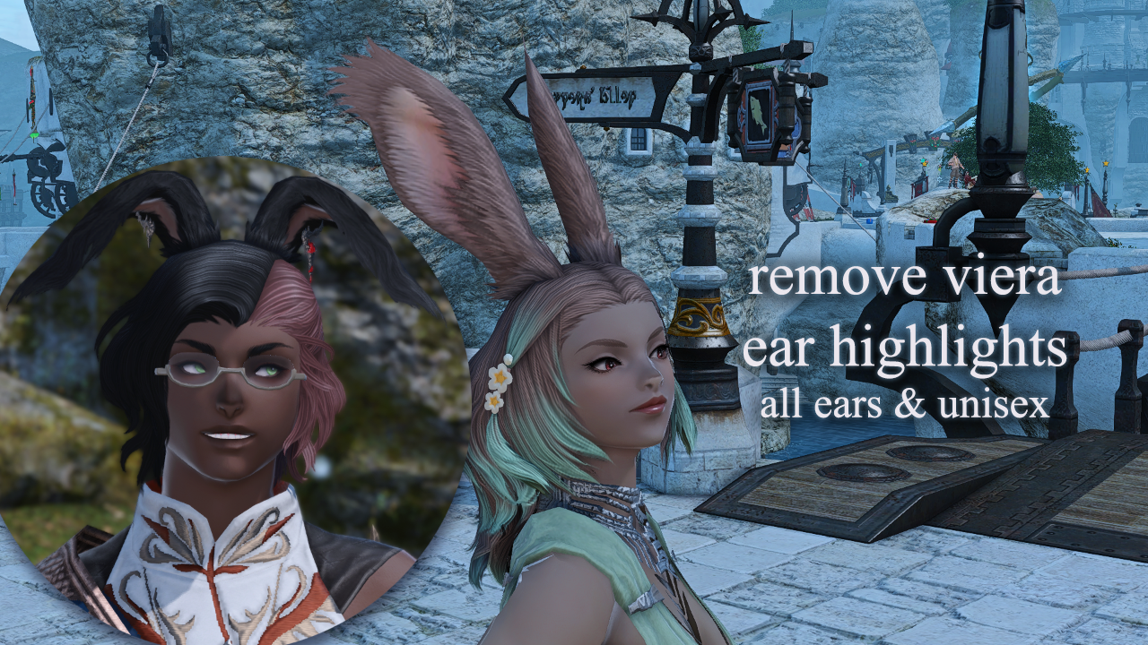 Remove Viera Ear Highlights - The Glamour Dresser : Final Fantasy XIV ...