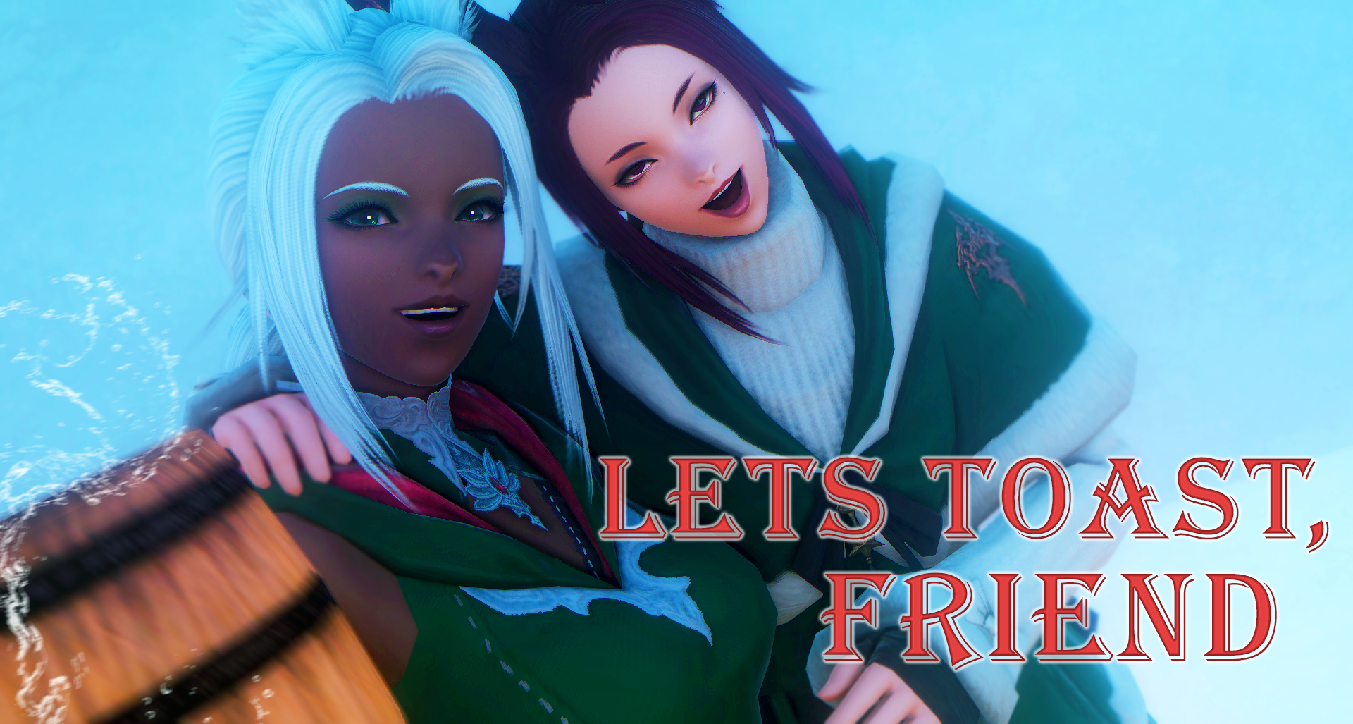 Let's Toast, friend - The Glamour Dresser : Final Fantasy XIV Mods and More