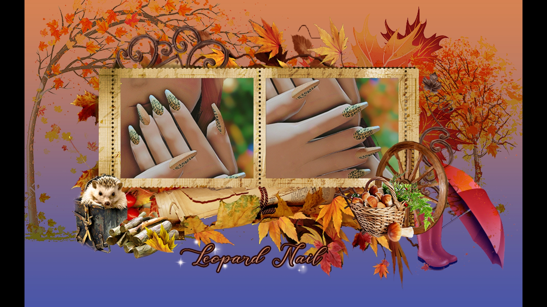 leopard nail - The Glamour Dresser : Final Fantasy XIV Mods and More