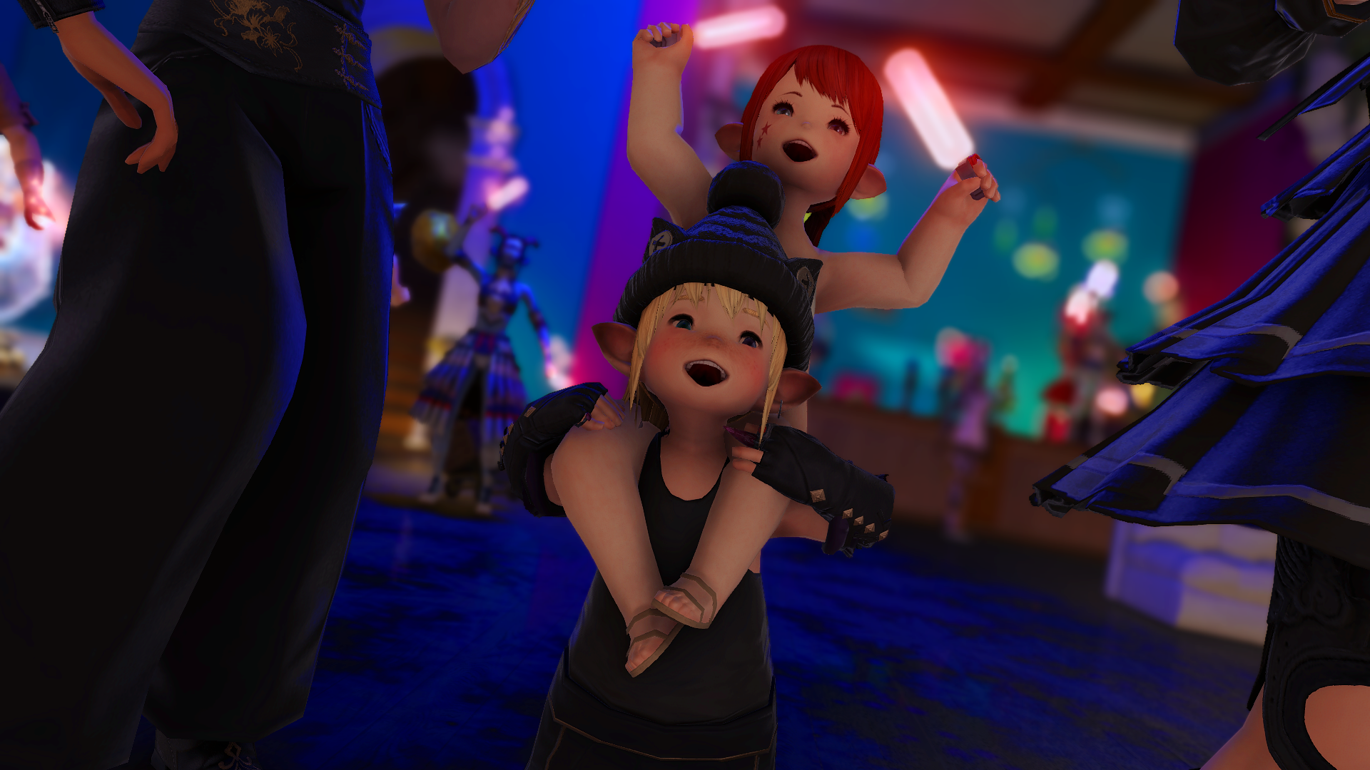 Lala Party piggyback - The Glamour Dresser : Final Fantasy XIV Mods and ...