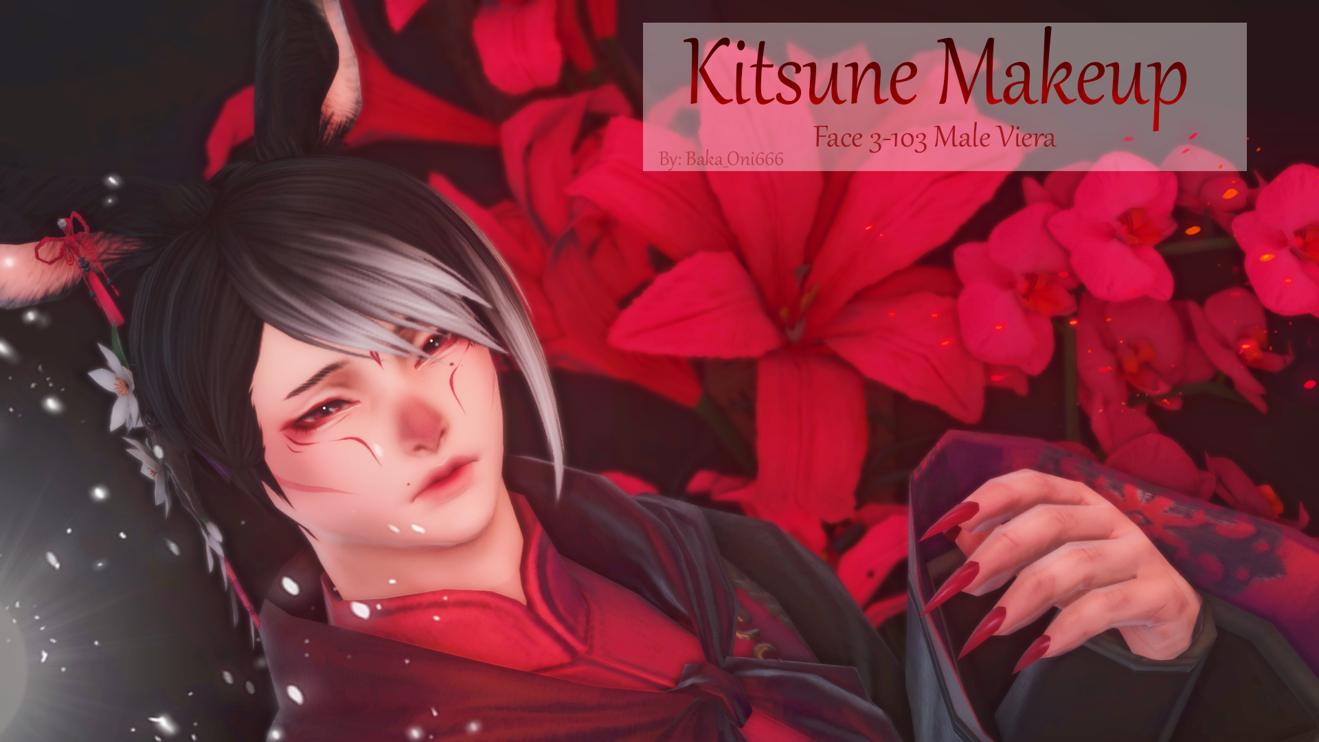 Male Viera Kitsune Makeup - The Glamour Dresser : Final Fantasy XIV ...