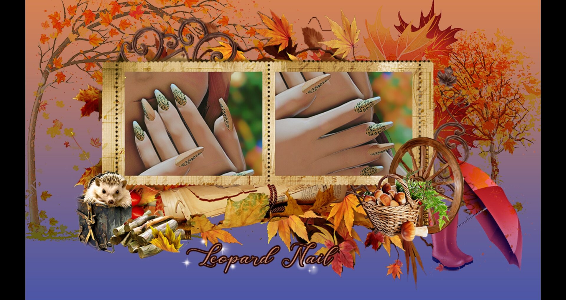 leopard nail - The Glamour Dresser : Final Fantasy XIV Mods and More