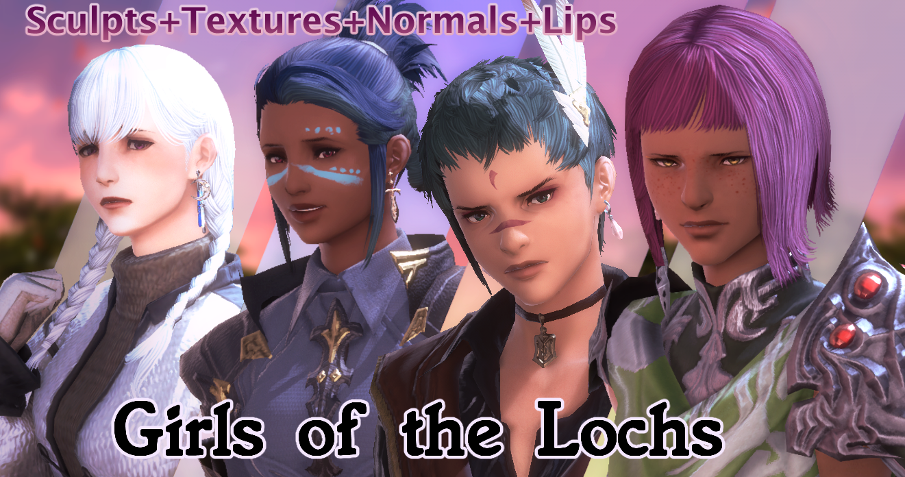Highlander Girls of the Lochs sculpts+faceups - The Glamour Dresser ...