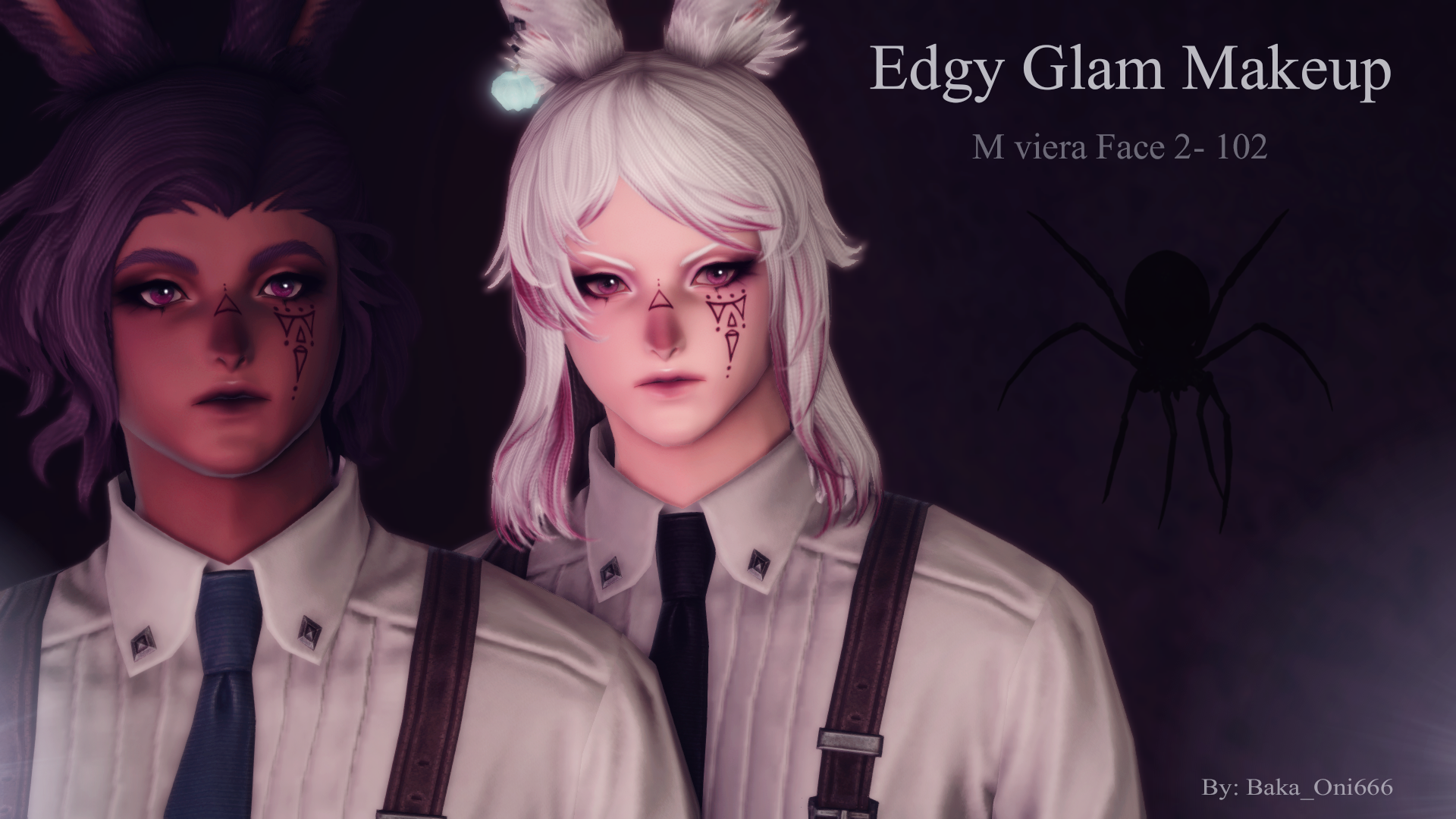 Edgy Glam Makeup - The Glamour Dresser : Final Fantasy XIV Mods and More