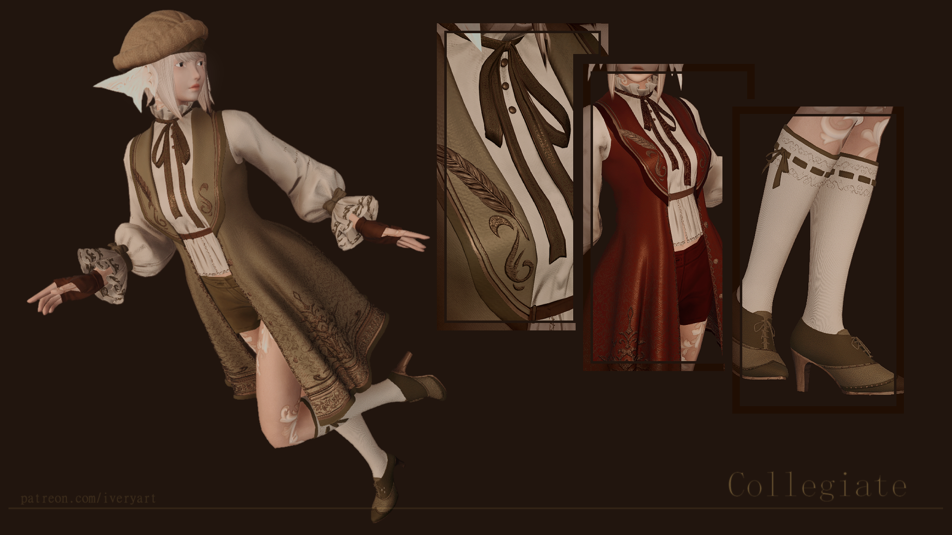 Collegiate - The Glamour Dresser : Final Fantasy XIV Mods and More