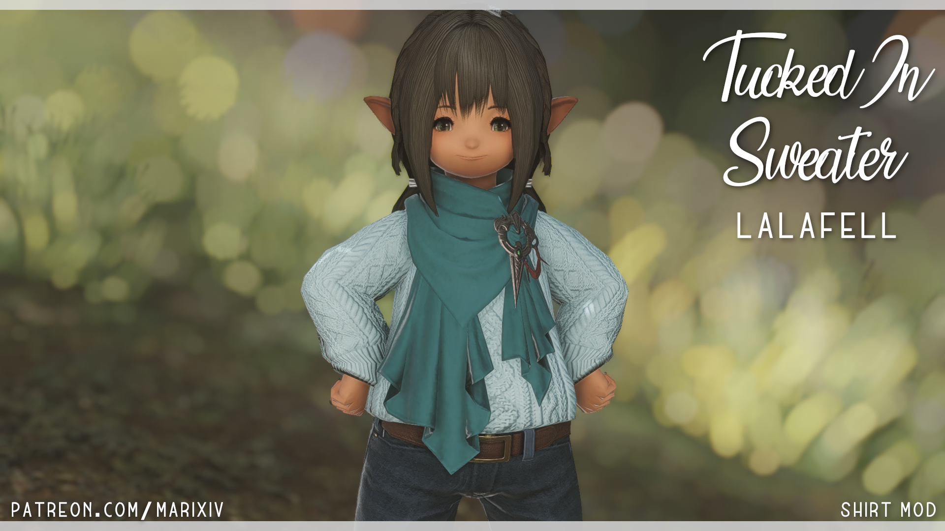 Tucked In Sweater - The Glamour Dresser : Final Fantasy XIV Mods and More