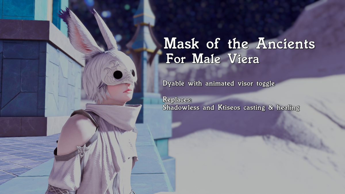 Mask of the Ancients - The Glamour Dresser : Final Fantasy XIV Mods and ...