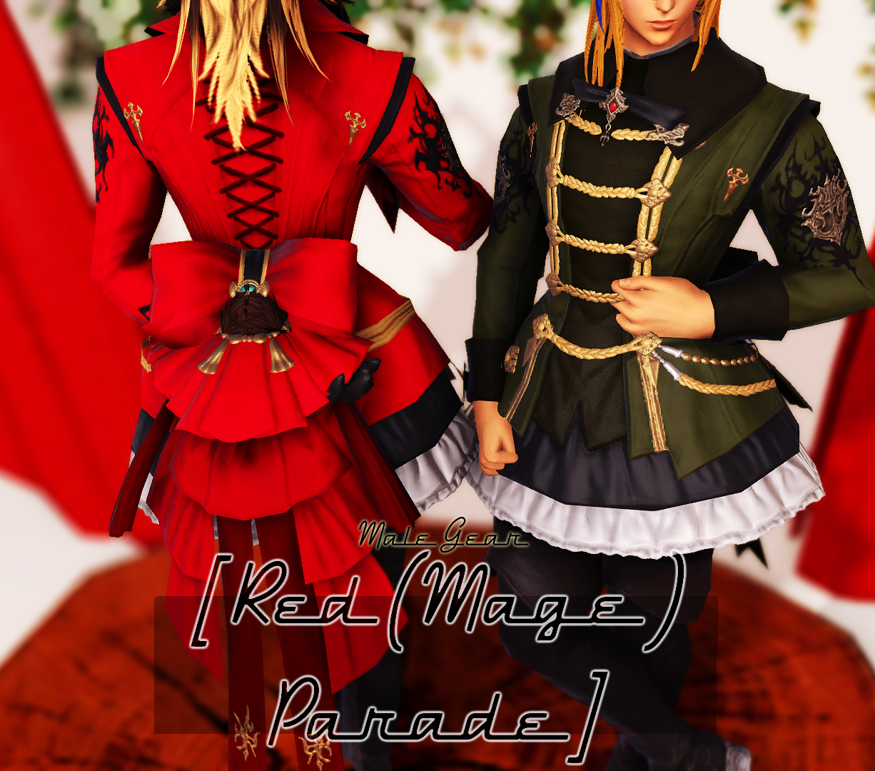 [ RED ( MAGE ) PARADE ] M Ver - The Glamour Dresser : Final Fantasy XIV ...