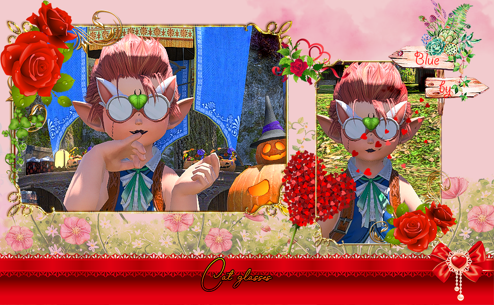 Cat glasses - The Glamour Dresser : Final Fantasy XIV Mods and More