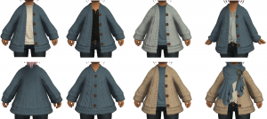 Knit Cardigan - The Glamour Dresser : Final Fantasy XIV Mods and More