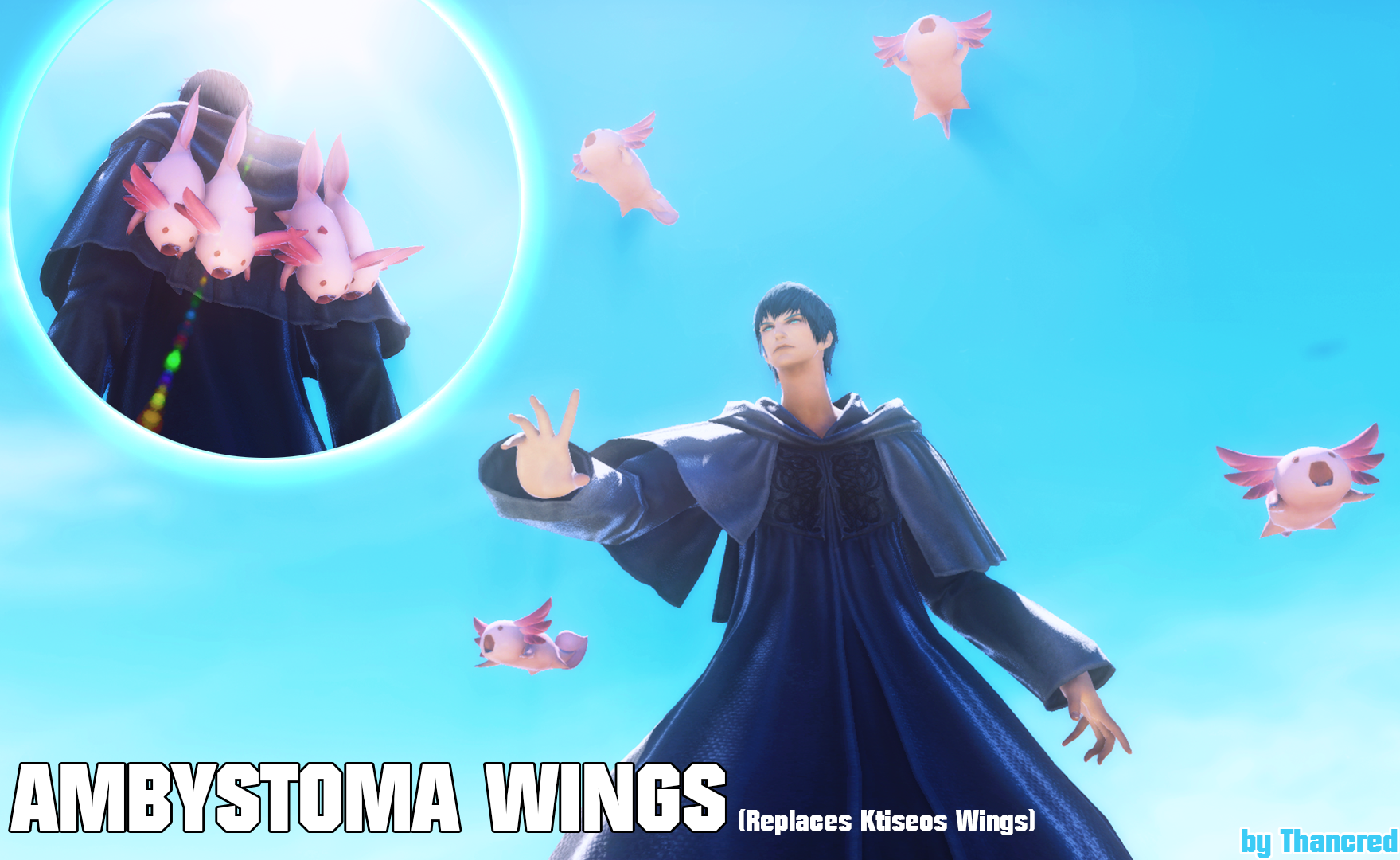 Ambystoma Wings - The Glamour Dresser : Final Fantasy XIV Mods and More