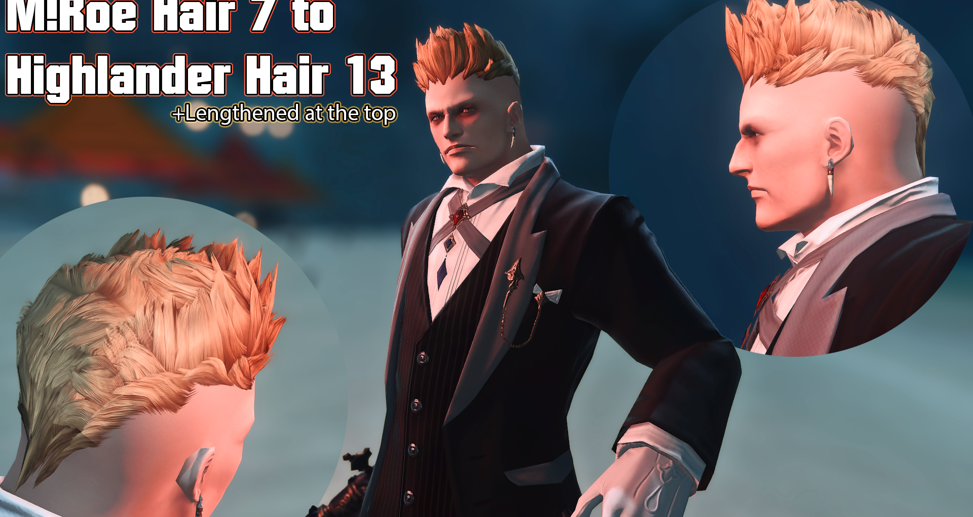 [Hair] M!Roe Hair 7 to M!Highlander Hair 13 - The Glamour Dresser ...