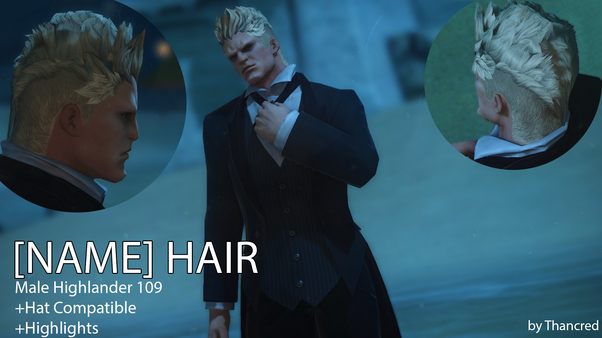 [Name] Hair - M Highlander 109 - The Glamour Dresser : Final Fantasy ...