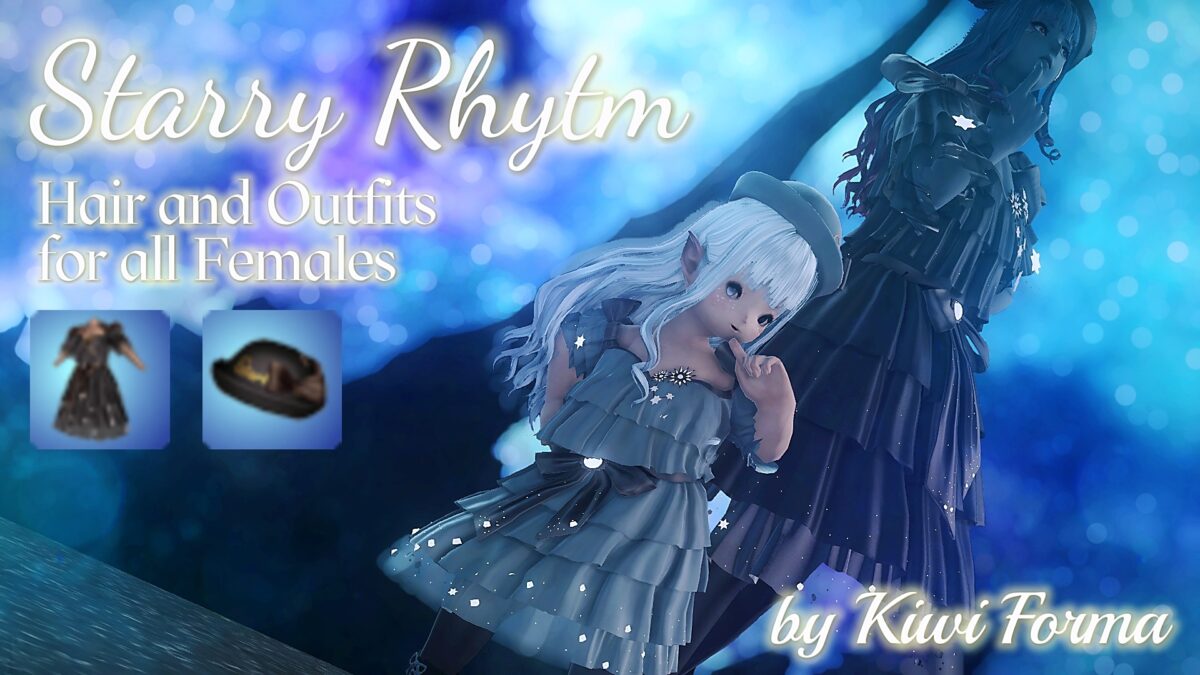 [Outfits + Hair] Starry Rhythm - The Glamour Dresser : Final Fantasy ...