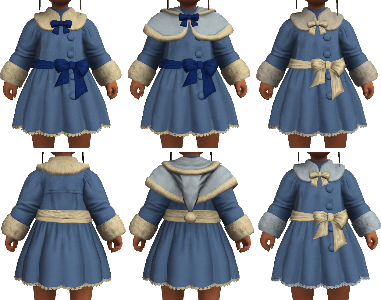 Lolita Winter Coat - The Glamour Dresser : Final Fantasy XIV Mods and More