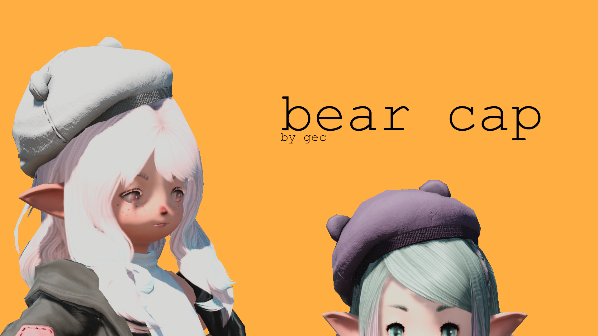Bear Cap - The Glamour Dresser : Final Fantasy XIV Mods and More