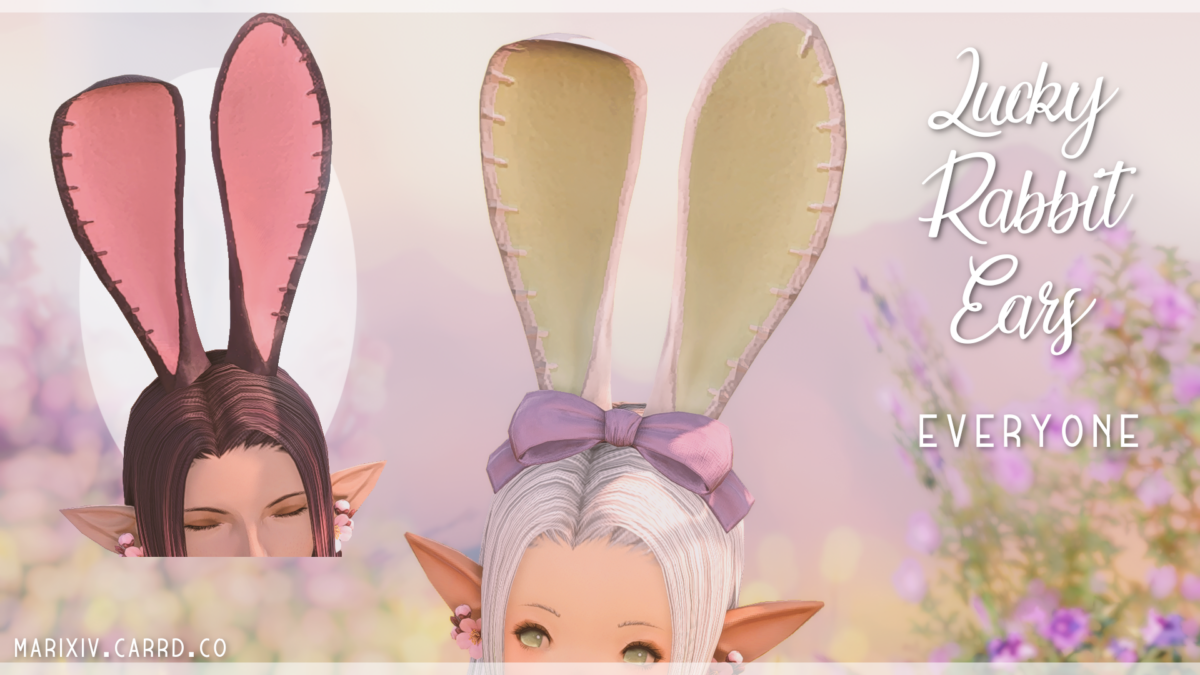 Lucky Rabbit Ears - The Glamour Dresser : Final Fantasy XIV Mods and More