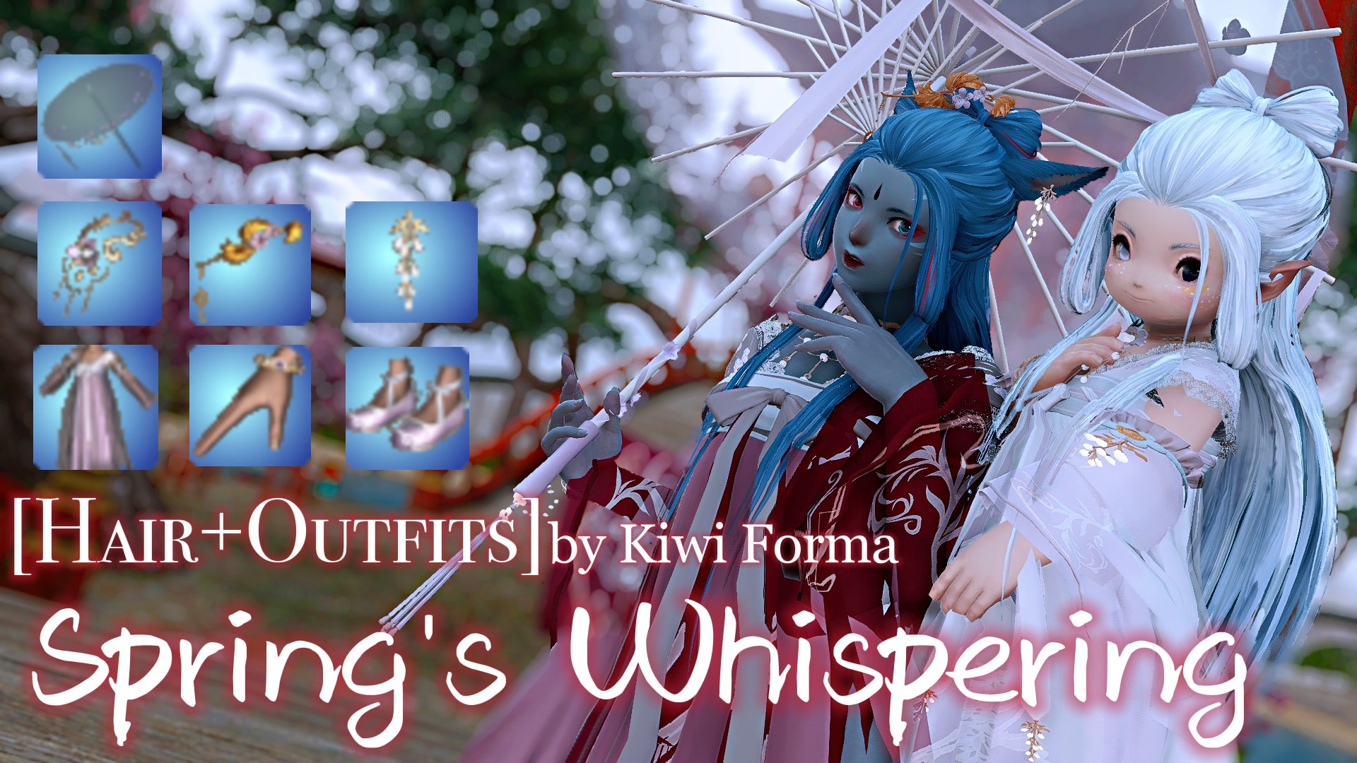 [Hair+Outfits]Spring's Whispering - The Glamour Dresser : Final Fantasy ...