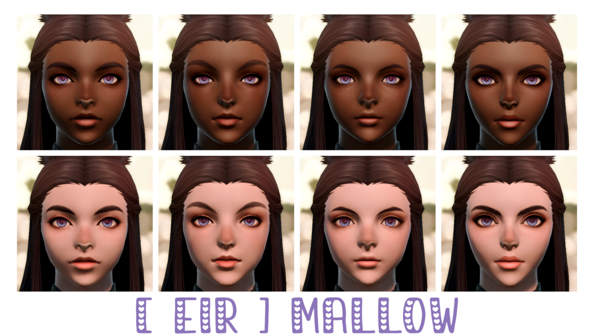 [ EIR ] Yarrow - MHighlander Face Overhaul - The Glamour Dresser ...