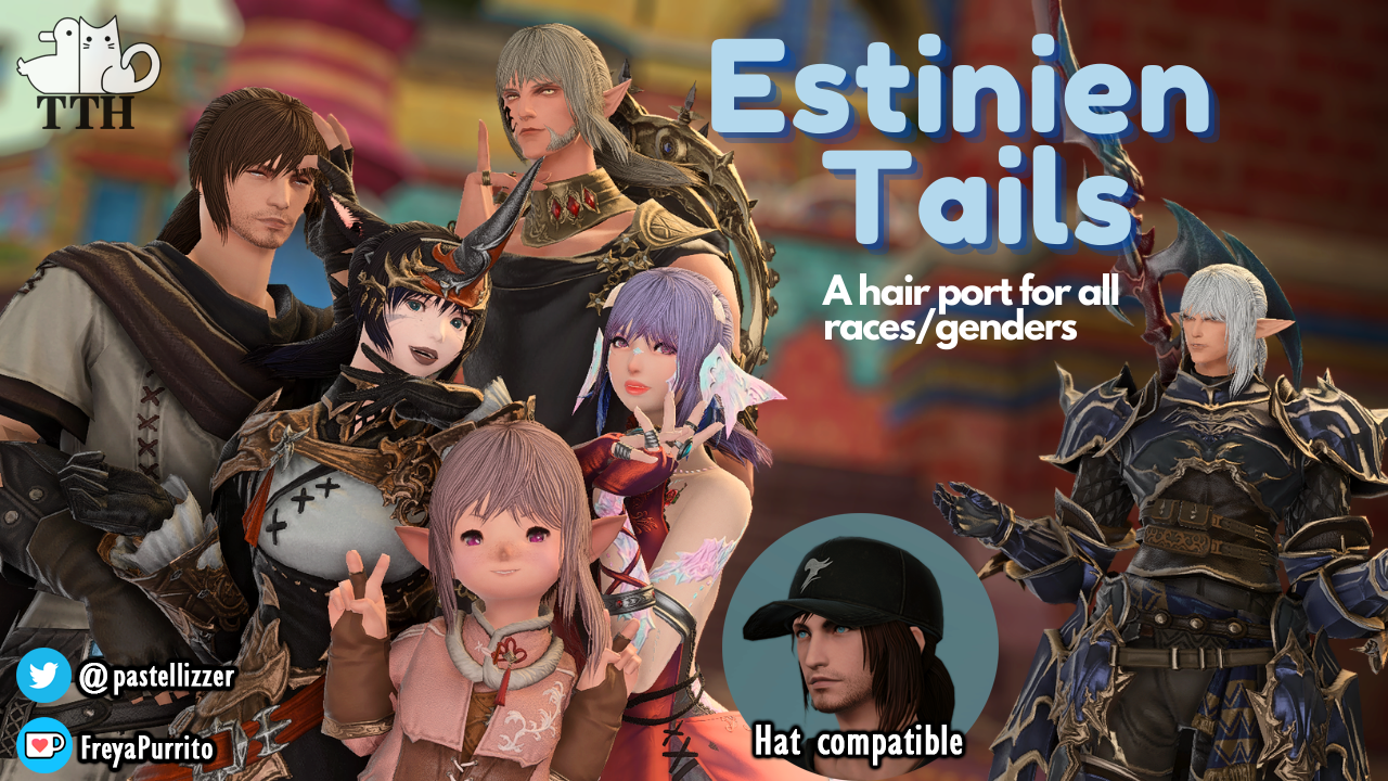 [FP] Estinien Tails - The Glamour Dresser : Final Fantasy XIV Mods and More