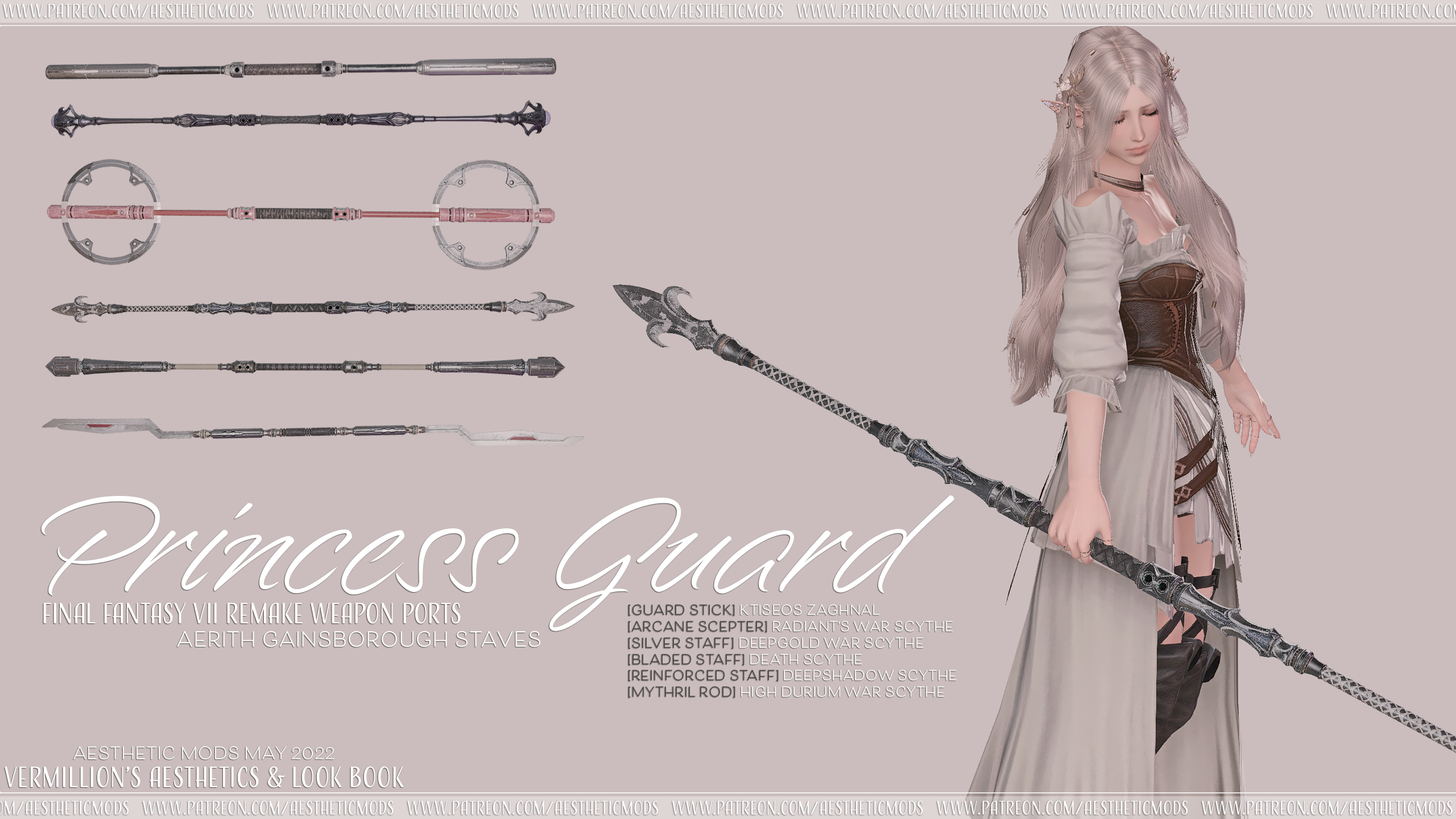 Princess Guard - The Glamour Dresser : Final Fantasy XIV Mods and More