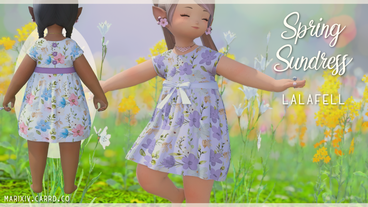 Spring Sundress - The Glamour Dresser : Final Fantasy XIV Mods and More